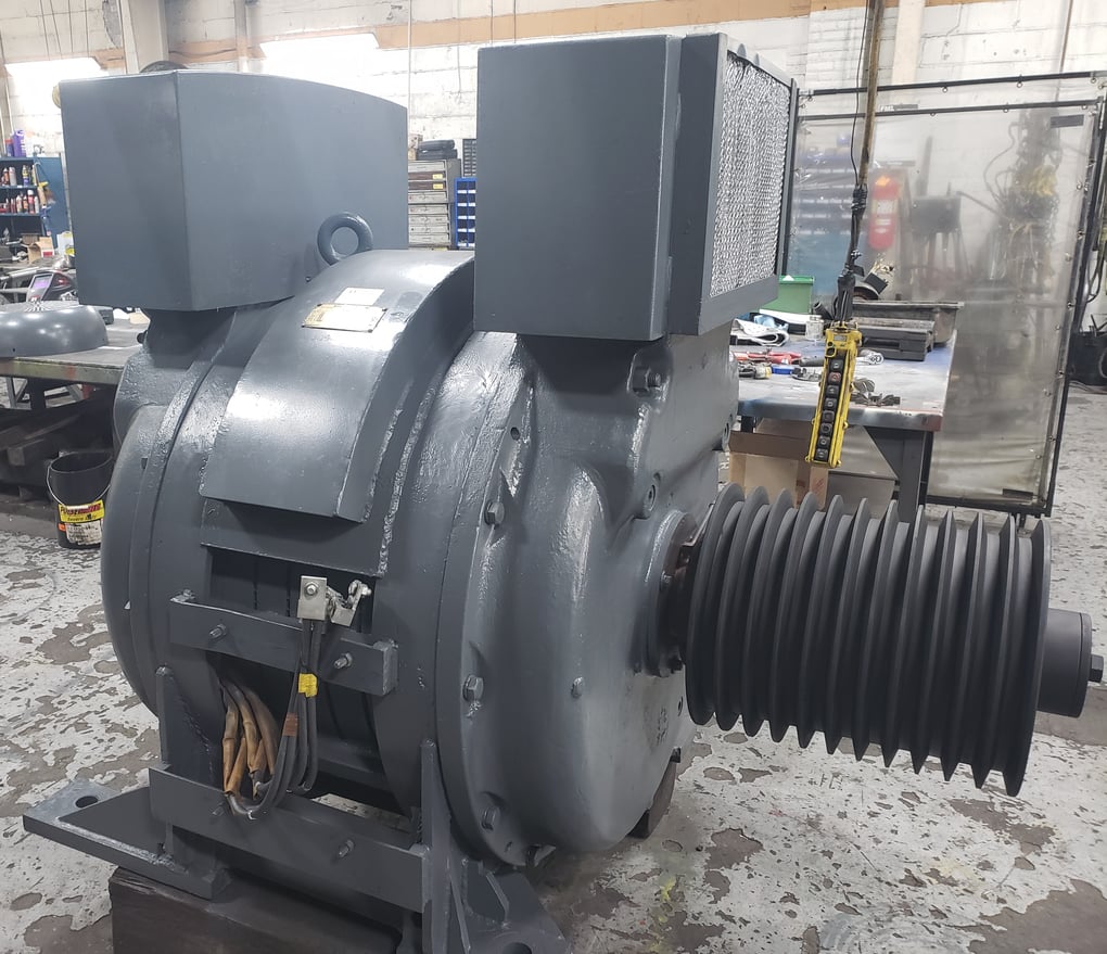 Johanna's 'Hot Job' of March 2021: 300HP Reliance Motor Repair